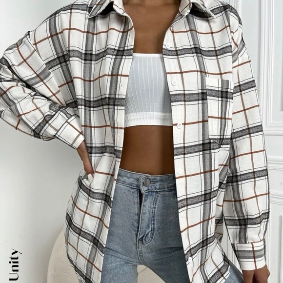SHEIN | Tops | Flannel | Poshmark